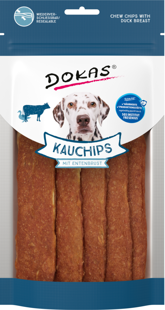 Chewing chips with duck breast 175g - DOKAS