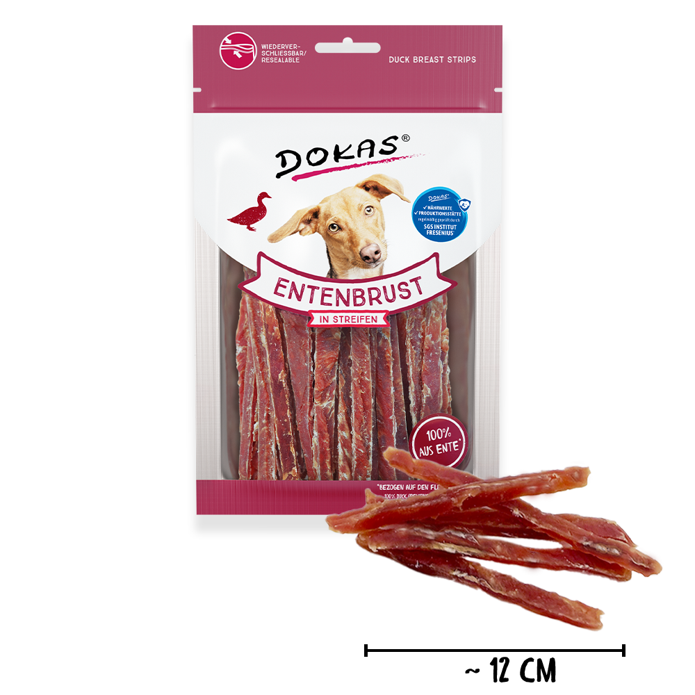 Duck breast in strips, 70 g - DOKAS